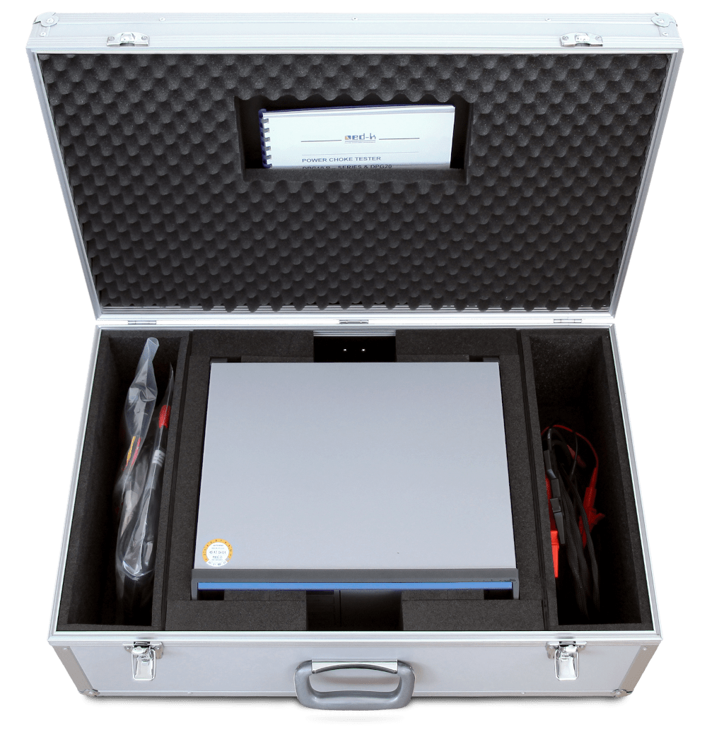 Zubehör Power Choke Tester DPG10-Serie: Messkabel, Koffer